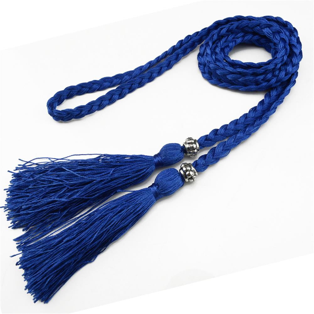 CoCoMangos Ladies Belts Fashion Chinese Braided Style Woven Tassel Belt ...