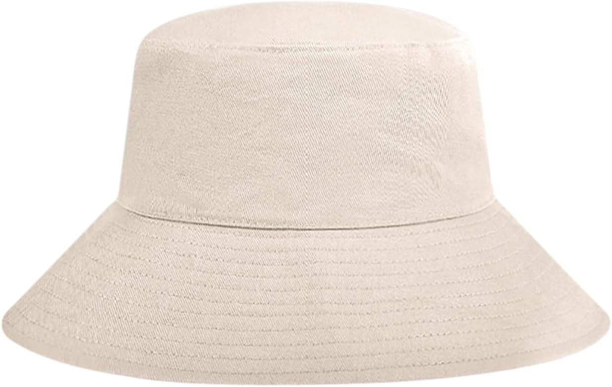 CoCoMangos Men Bucket Sun Hat Long Brim and Deeper Bucket Hat Summer ...