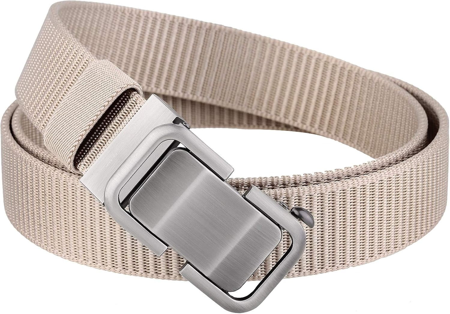 CoCoMangos Men’s Ratchet Belt with Automatic Slide Buckle, No Hole ...
