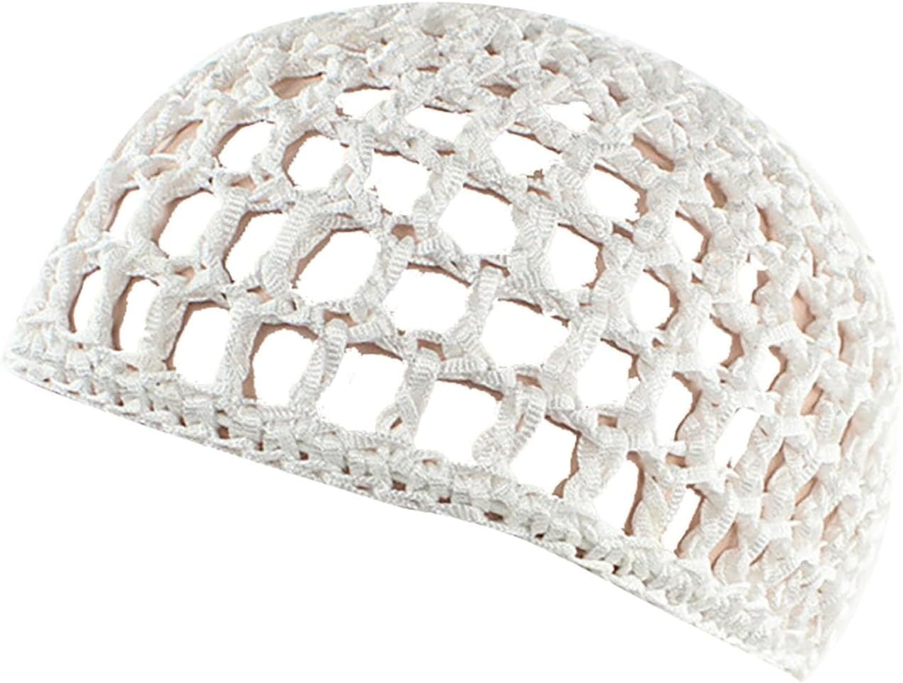 CoCoMangos Mesh Crochet Hair Net for Women Handmade Stretchable ...