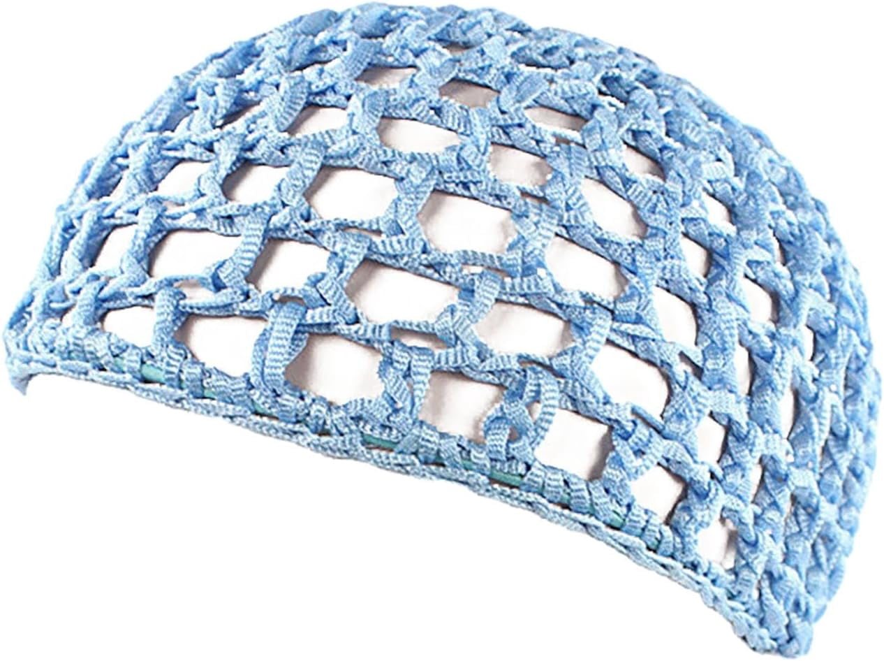 CoCoMangos Mesh Crochet Hair Net for Women Handmade Stretchable ...