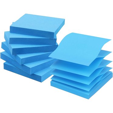 Highland Self-Stick Pop-up Notes, 3" x 3", Assorted Bright Colors, 100 ...