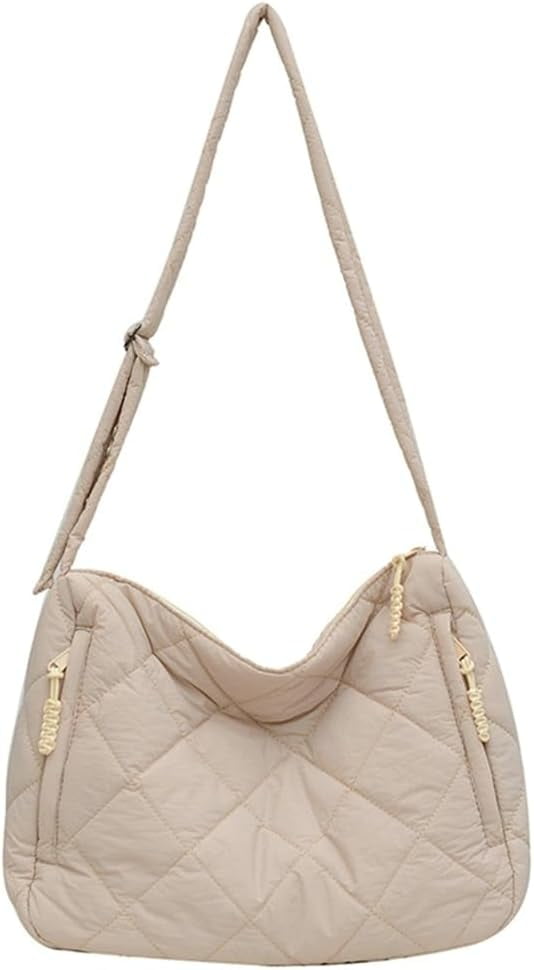 CoCoMangos Puffer Shoulder Bag Purse for Women Quilted Puffy Bubble ...