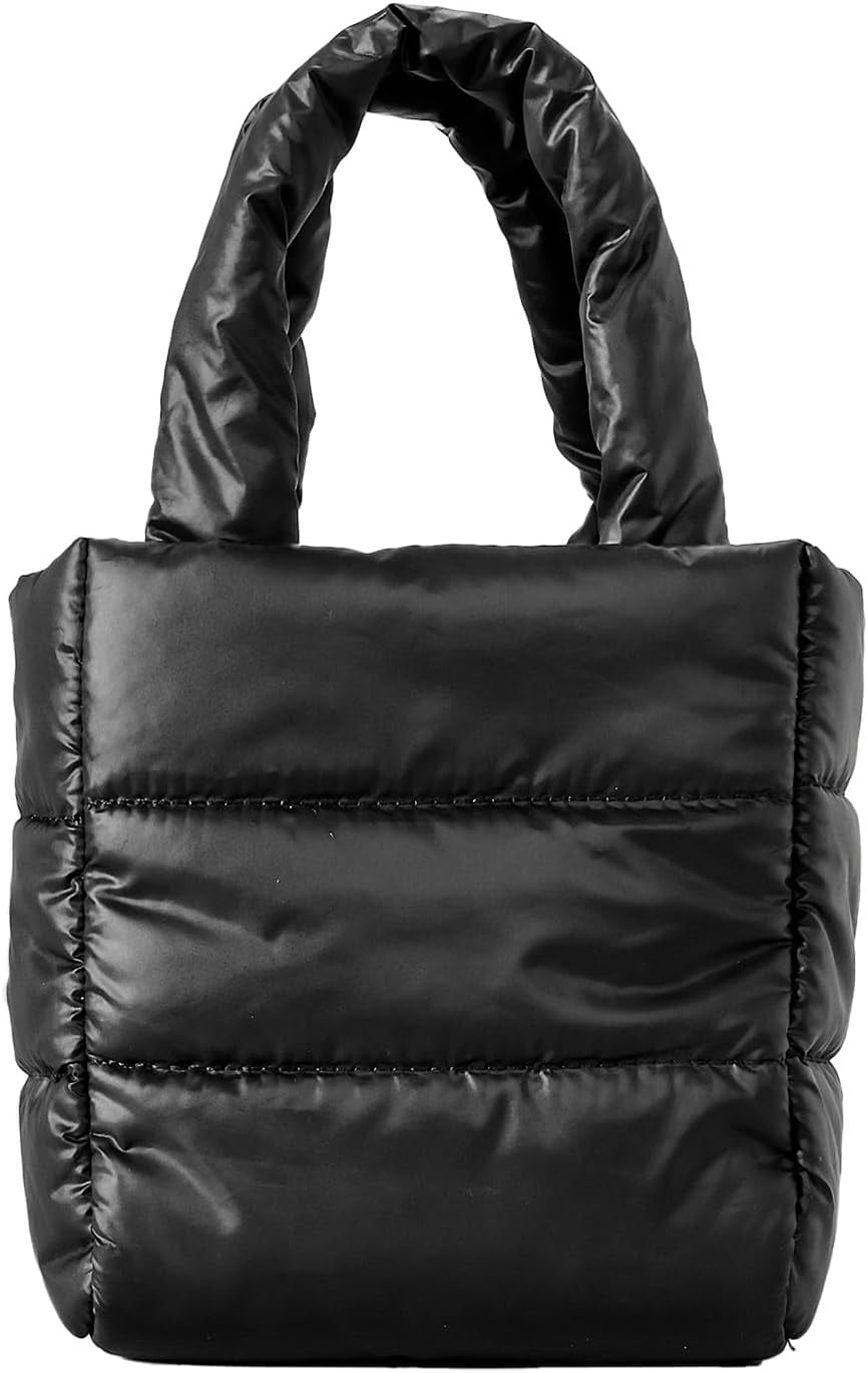 CoCoMangos Puffer Tote Bag, Mini Puffy Bags for Women Light-Weight ...