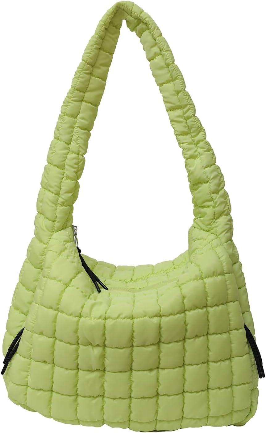 CoCoMangos Quilted Tote Bag, Large Lightweight Quilted Bag Puffer Tote ...