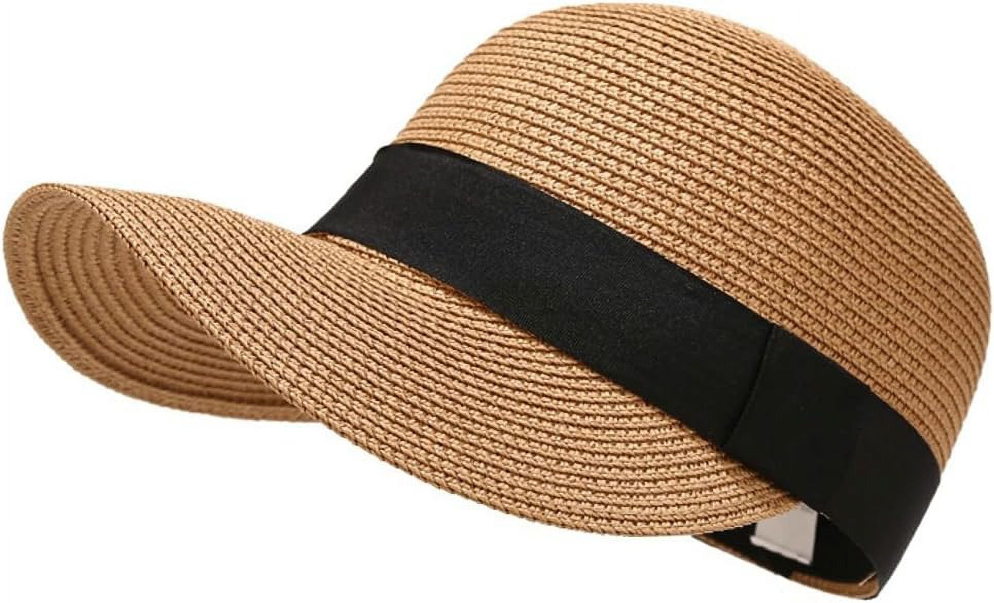 CoCoMangos Straw Baseball Cap for Women Breathable UPF 50+ Wide Brim ...