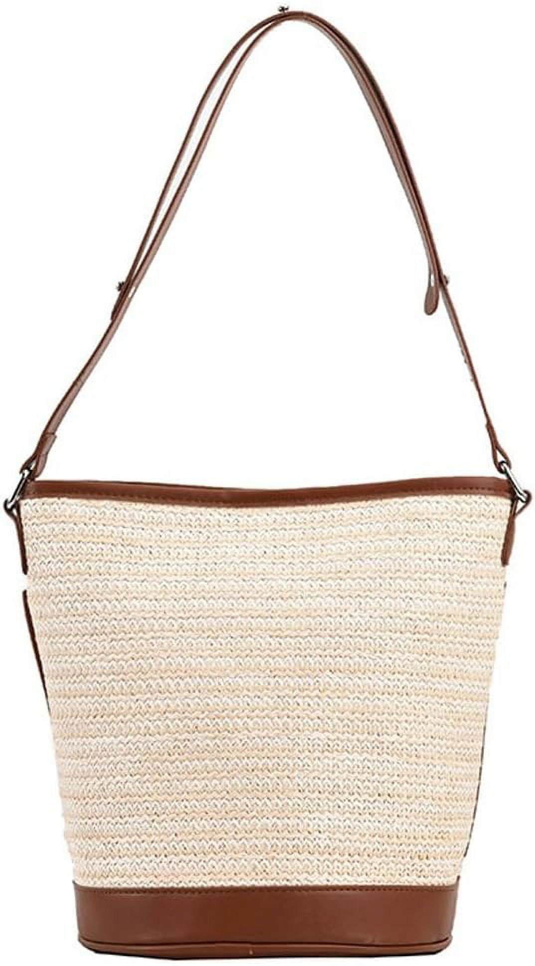 CoCoMangos Straw Beach Bag Women Bucket Bag Crossbody Purses Woven ...