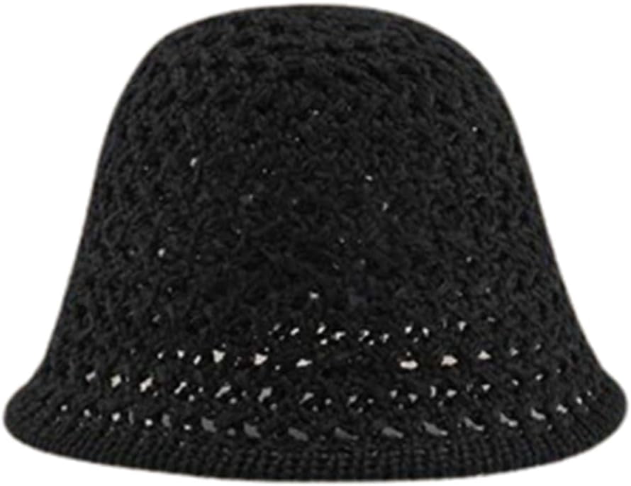 CoCoMangos Summer Bucket Hats Women Straw Beach Hat Crochet Sun Hat ...