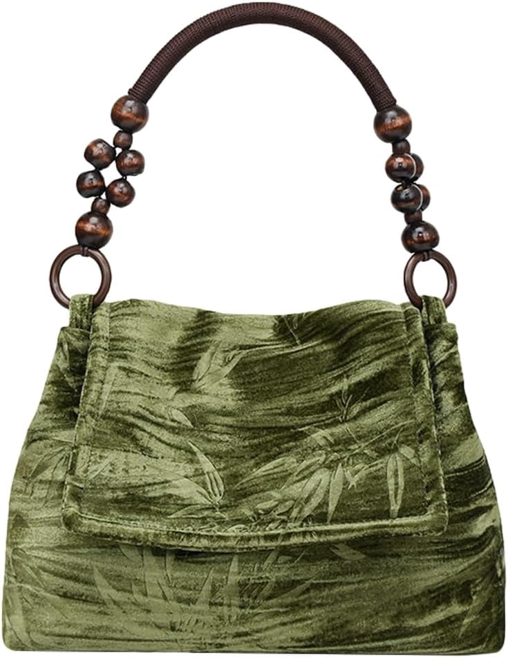 CoCoMangos Tote Bags for Women Chunky Velvet Shoulder Bag Vintage Hobo ...