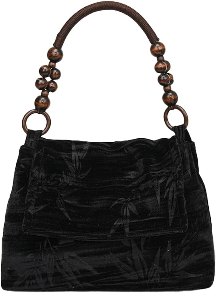 CoCoMangos Tote Bags for Women Chunky Velvet Shoulder Bag Vintage Hobo ...