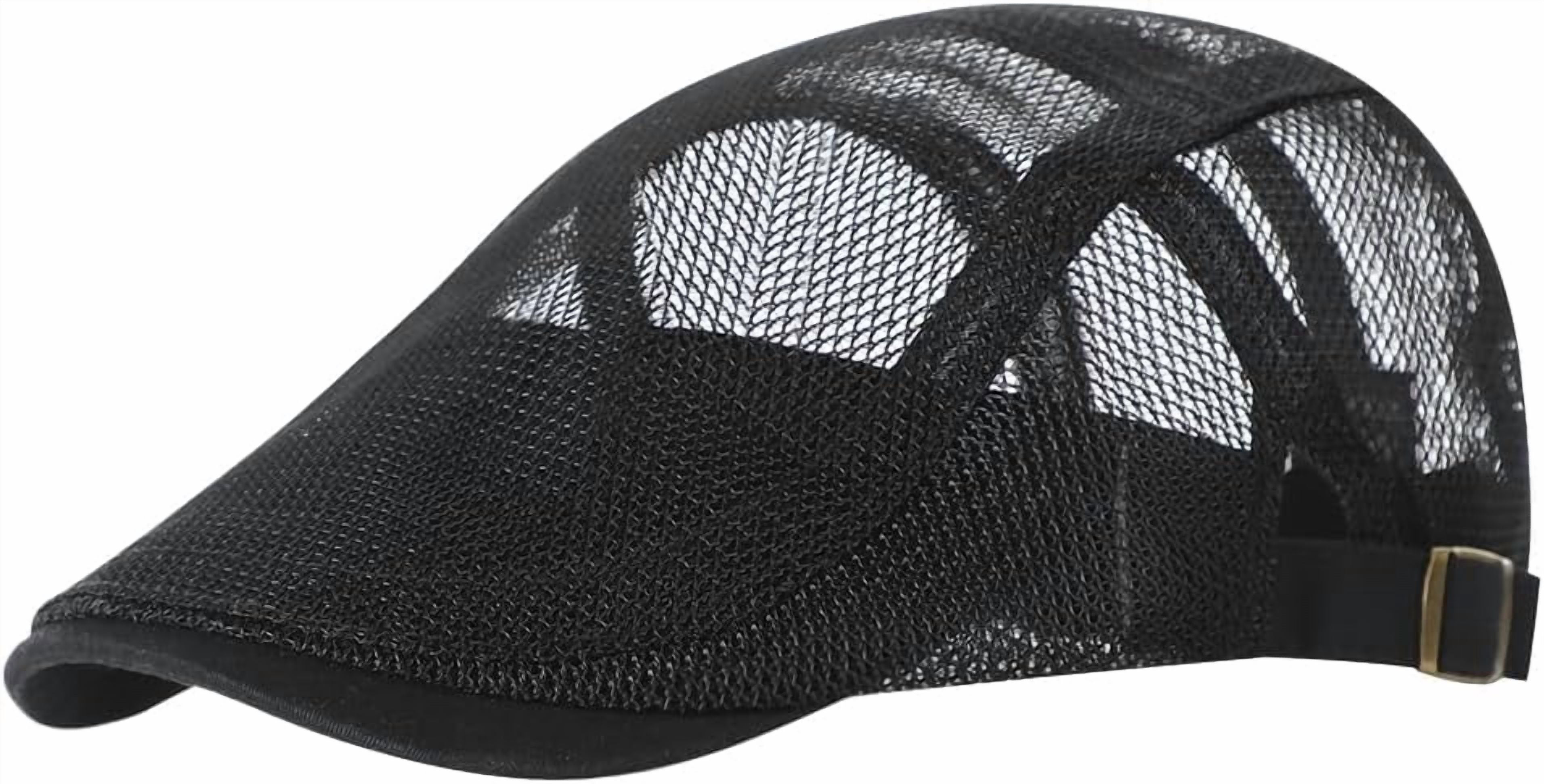 CoCoMangos Unisex Mesh Ivy Hat Ajustable Breathable Summer Newsboy Hat ...