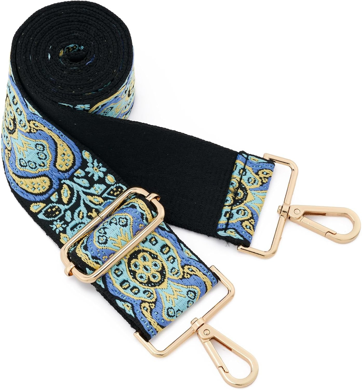 CoCoMangos Wide Shoulder Strap Adjustable Replacement Belt Guitar Style ...