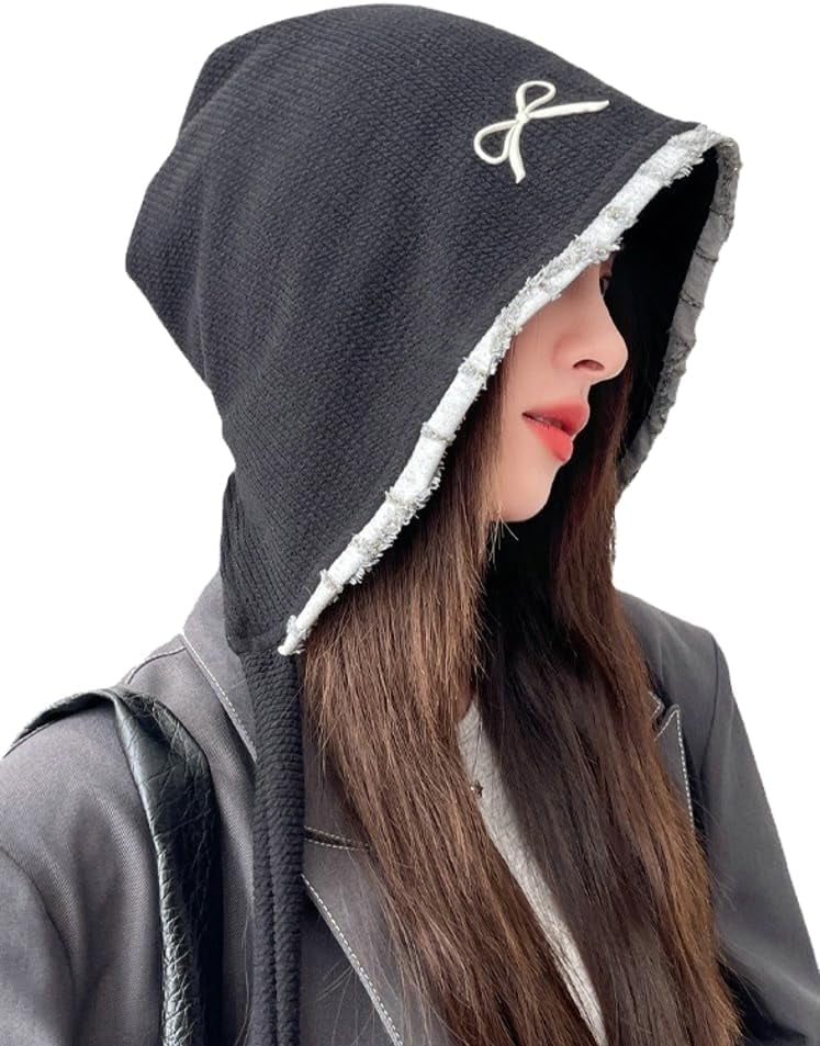 CoCoMangos Winter Hats for Women Warm Hooded Hat Fashion Knit Beanie ...