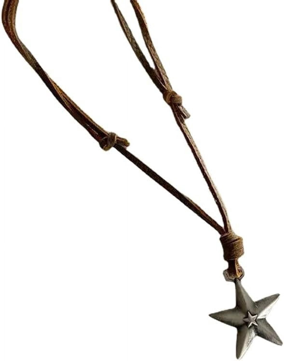 CoCoMangos Women's Indie Emo Star Chain Necklace Fairy Grunge Goth ...