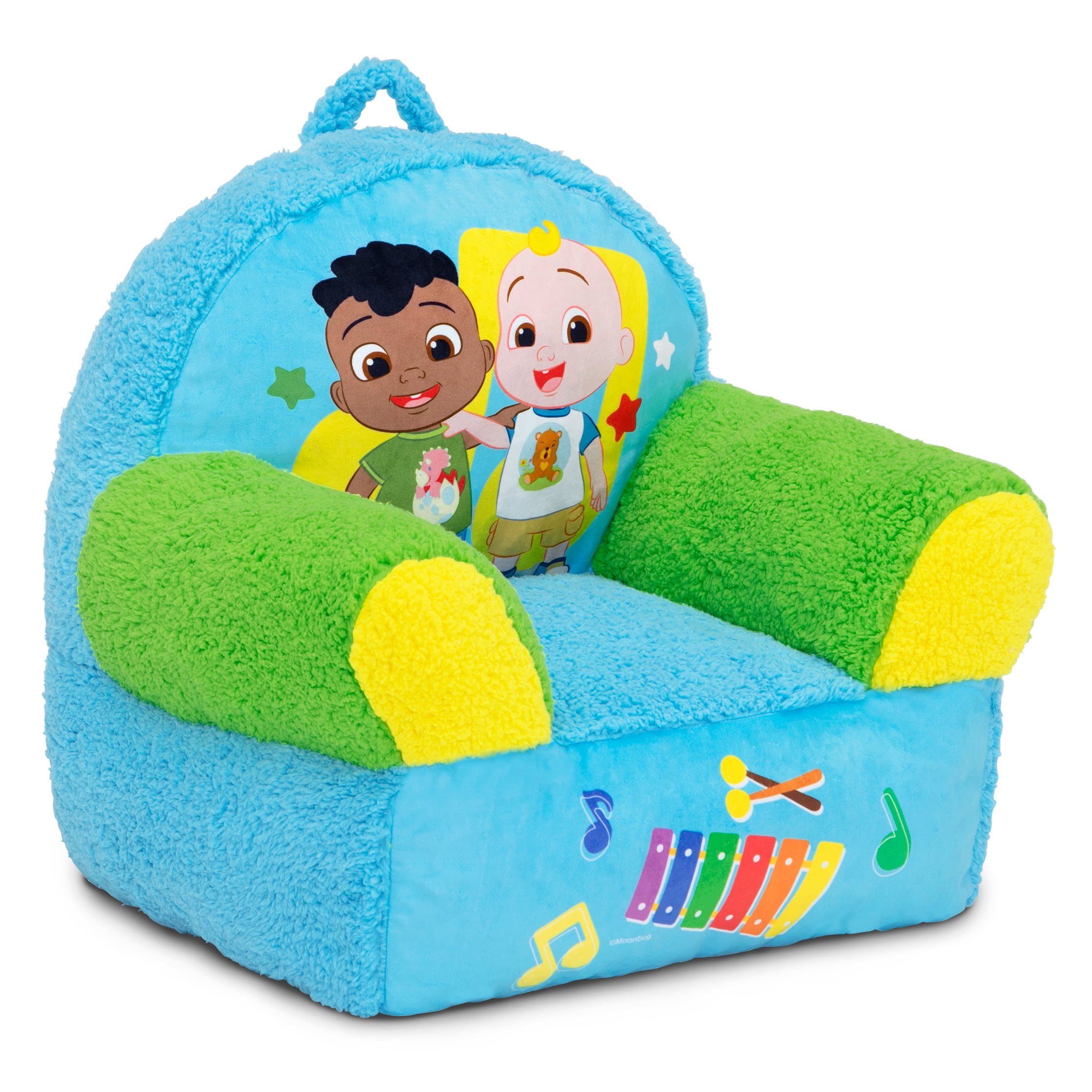 CoComelon Cozee Buddy Chair by Delta Children, Blue - Walmart.com