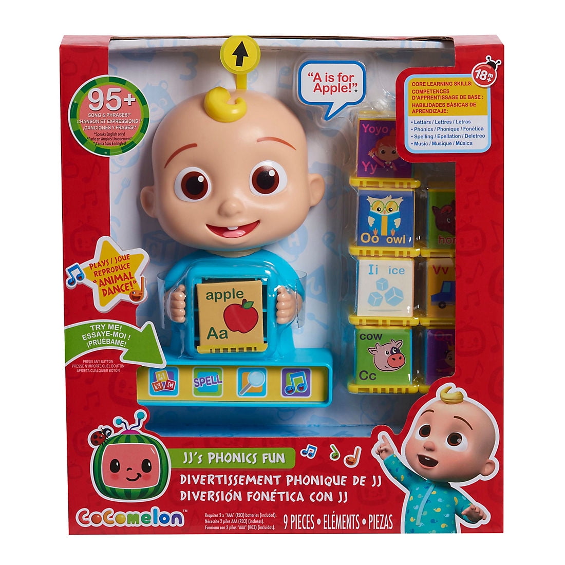 CoComelon JJ ABC Phonics Interactive and Fun Educational Learning Toy ...