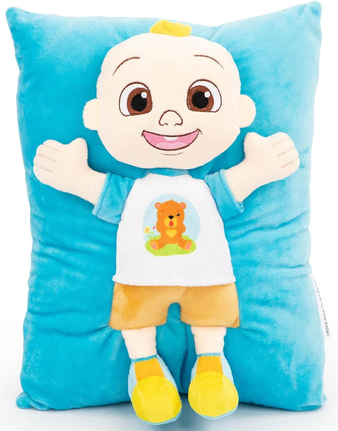 CoComelon JJ 3D Snuggle Plush Pillow - Super Soft Blue Pillow - Measures 15 Inches - Walmart.com