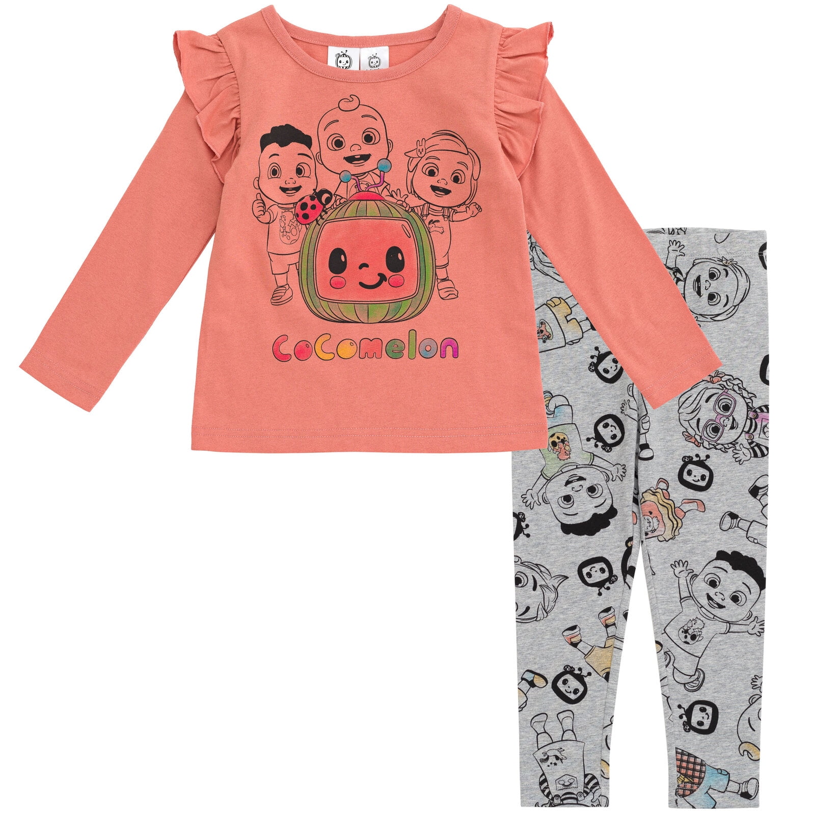 CoComelon JJ Cody Nina Infant Baby Girls T-Shirt and Leggings Outfit ...