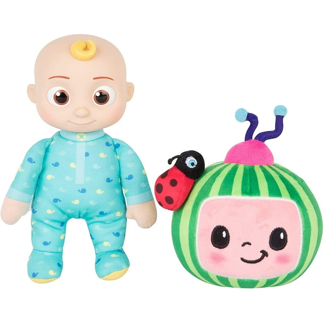 CoComelon JJ and Melon Plush Stuffed Animal Toys, 2 Pack - 8" Plush ...