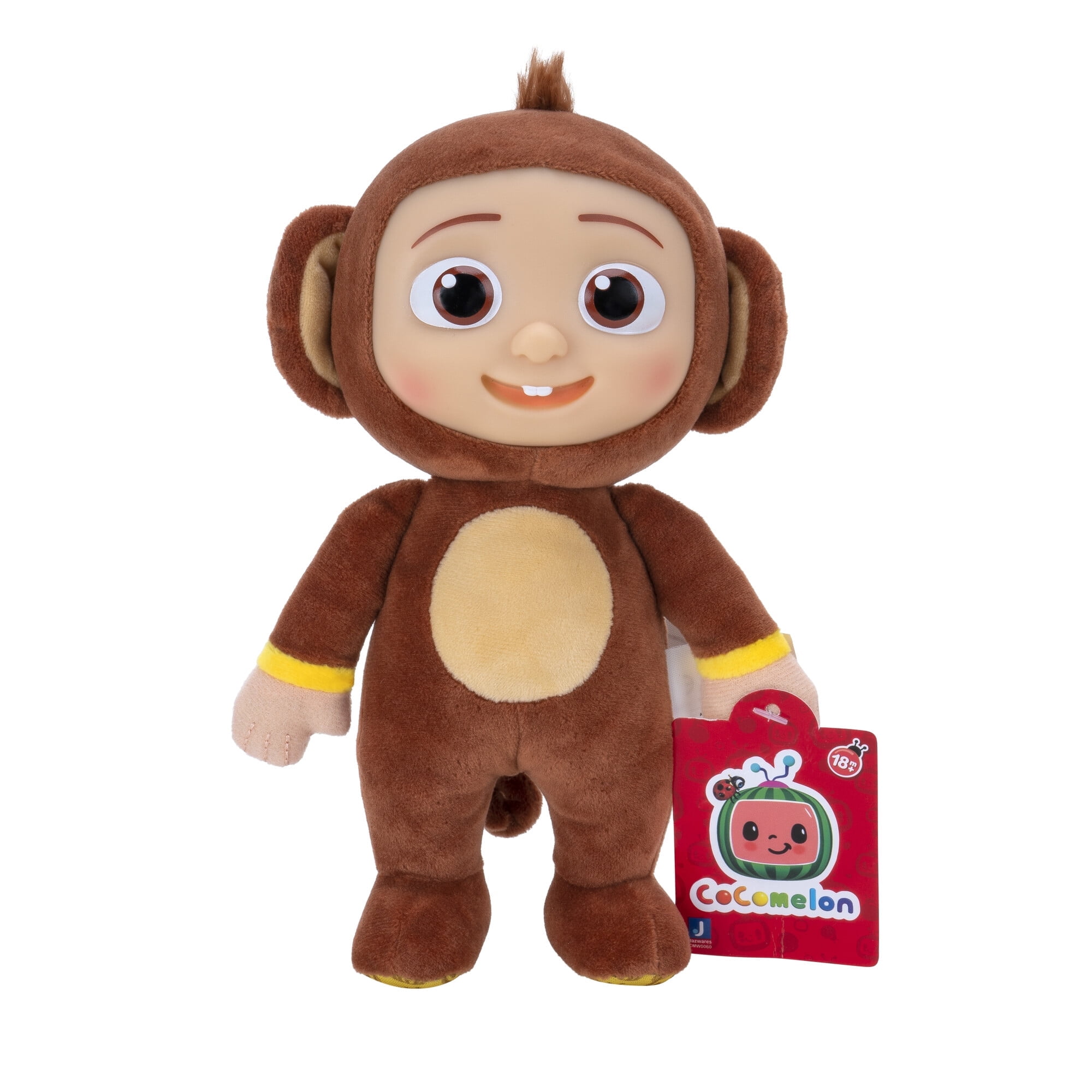 CoComelon Feature: JJ Monkey Doll Plush - Walmart.com