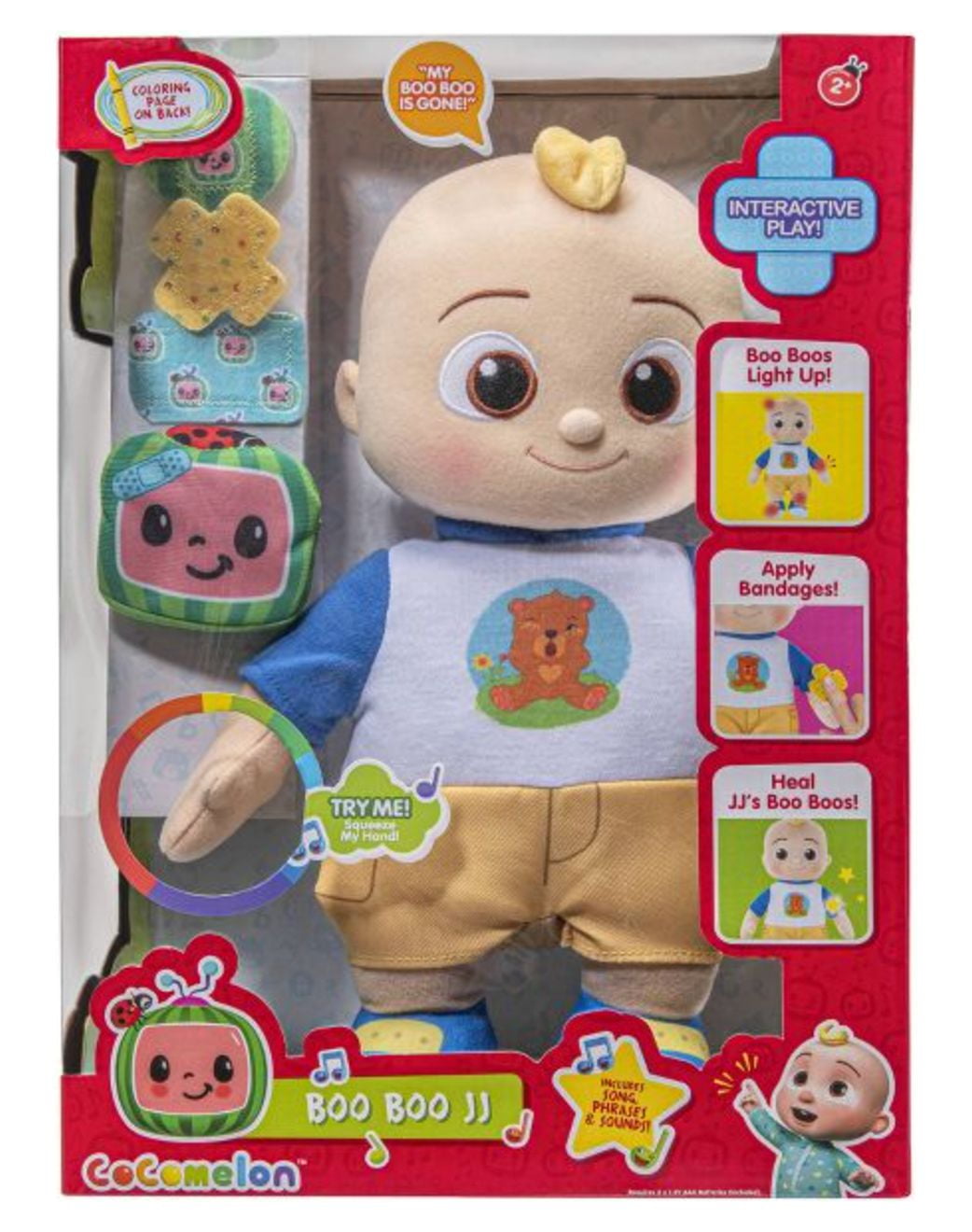CoComelon Official Boo Boo JJ Plush Doll Toy New With Box - Walmart.com