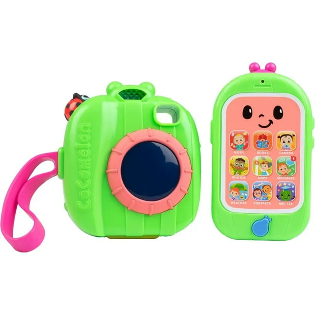 CoComelon JJ's Interactive Play Cell Phone & Camera Toy - Learning Toy ...