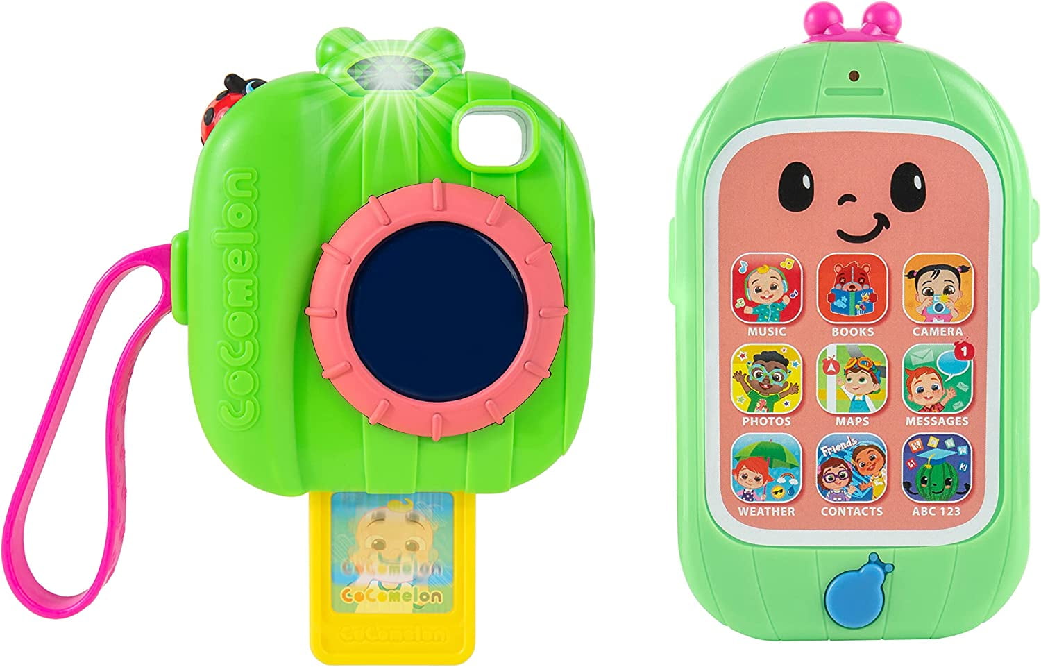 CoComelon JJ's Interactive Play Cell Phone & Camera Toy - Learning Toy ...