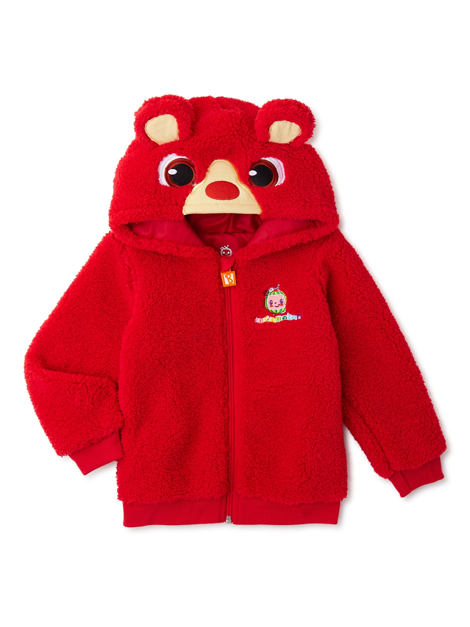 CoComelon Toddler Cosplay Faux Sherpa Hoodie, 12M-5T - Walmart.com