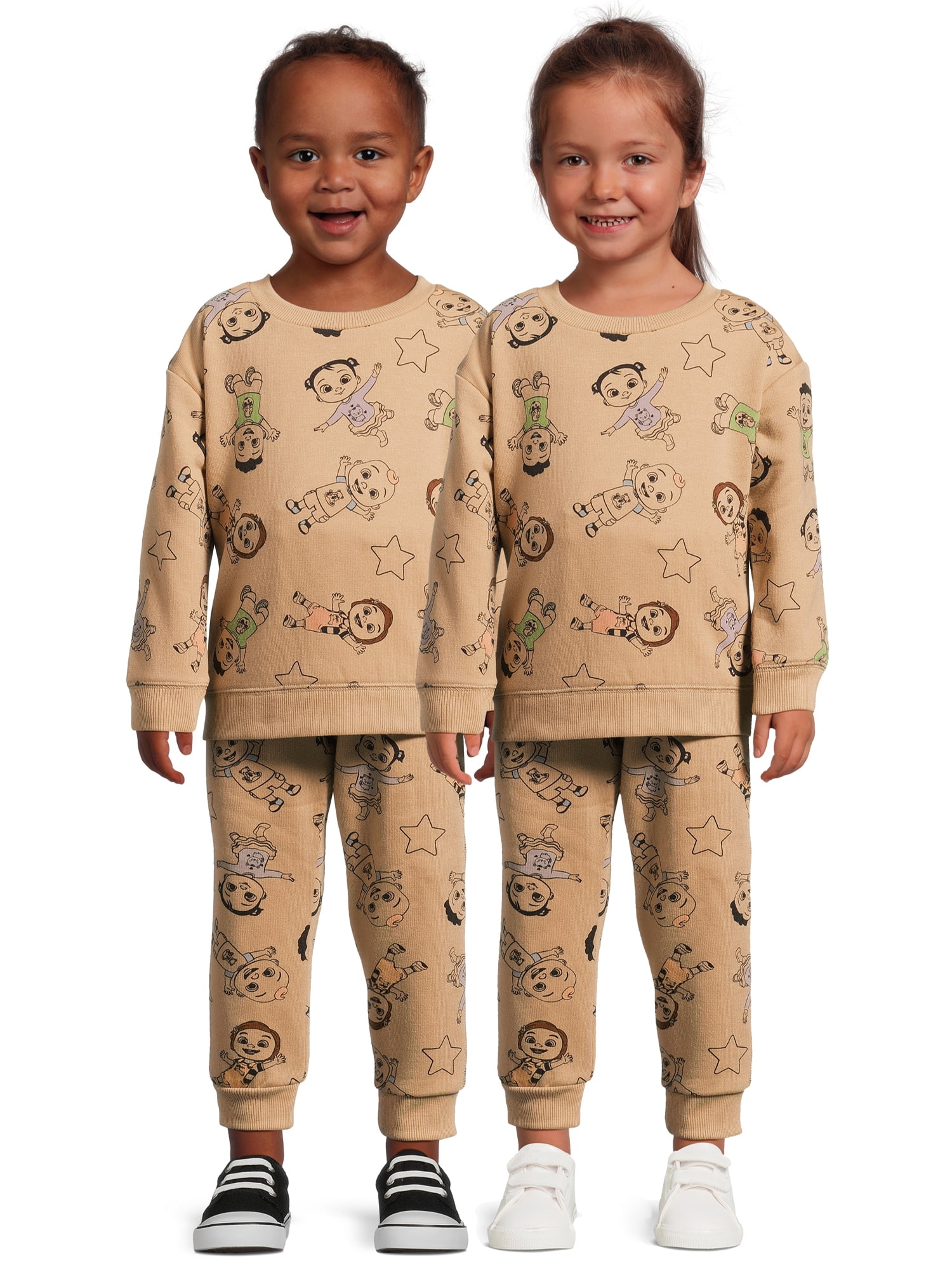 CoComelon Toddler Pullover and Jogger Pants Outfit Set, 2-Piece, Sizes ...