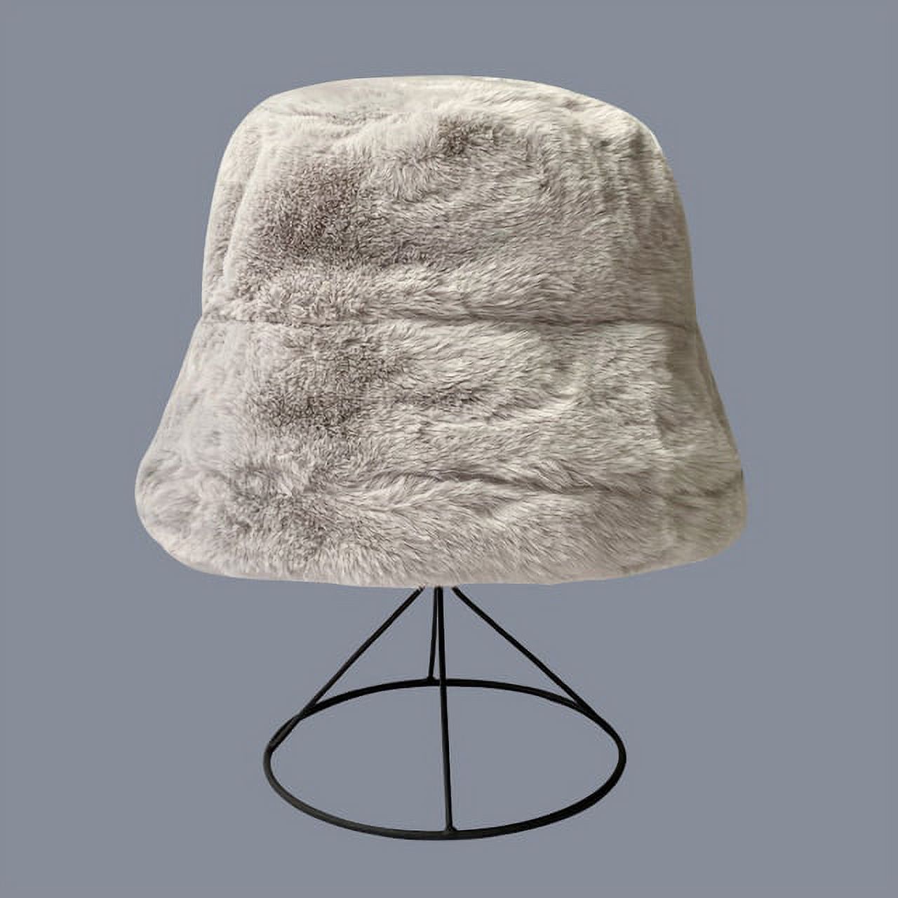 CoCopeanut 60cm Women Thicken Flat Top Bucket Hat Large Size Bucket Hat ...