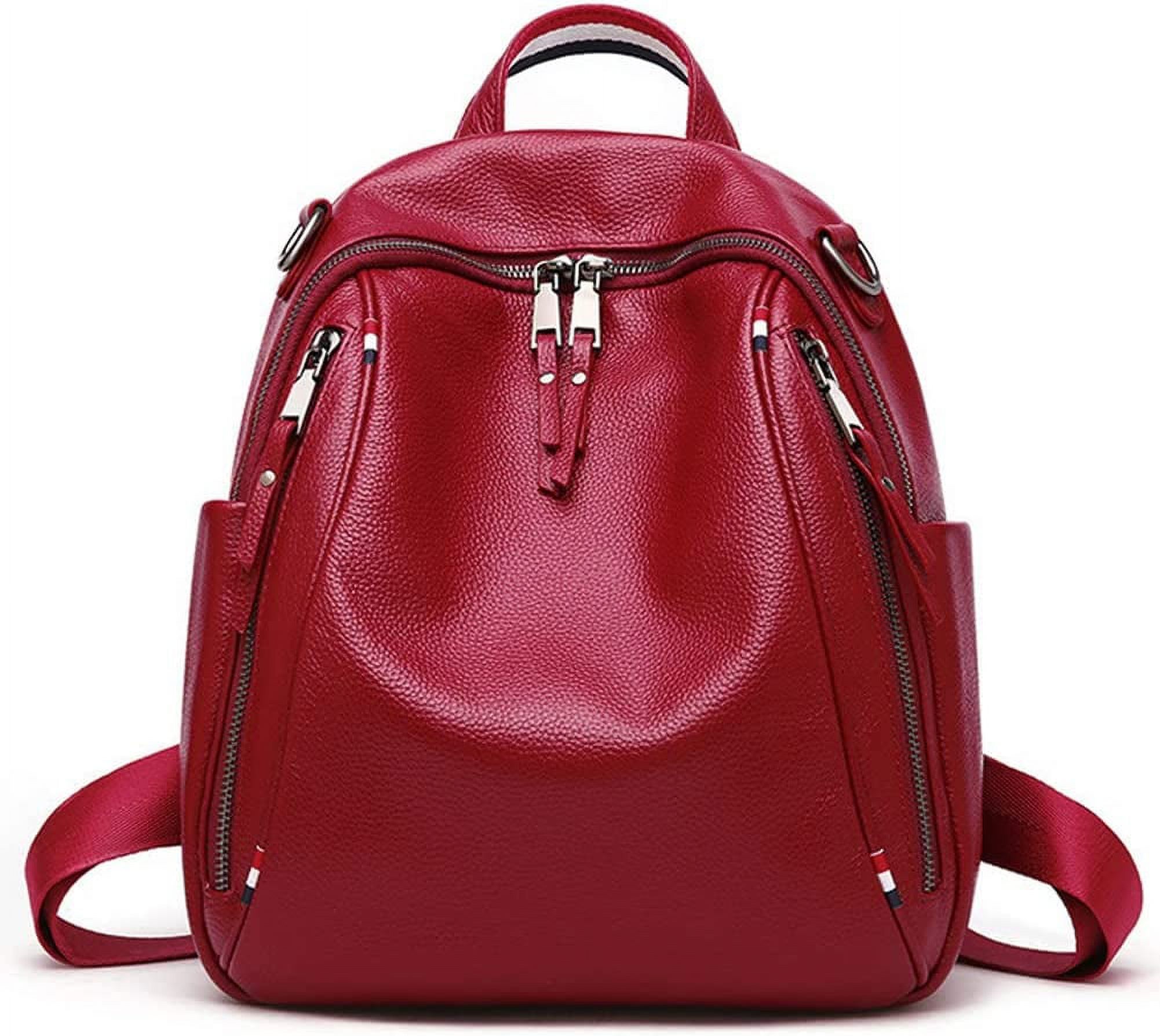 CoCopeanut Backpack for Women Large Capacity Shoulder Bag Multi Zip ...