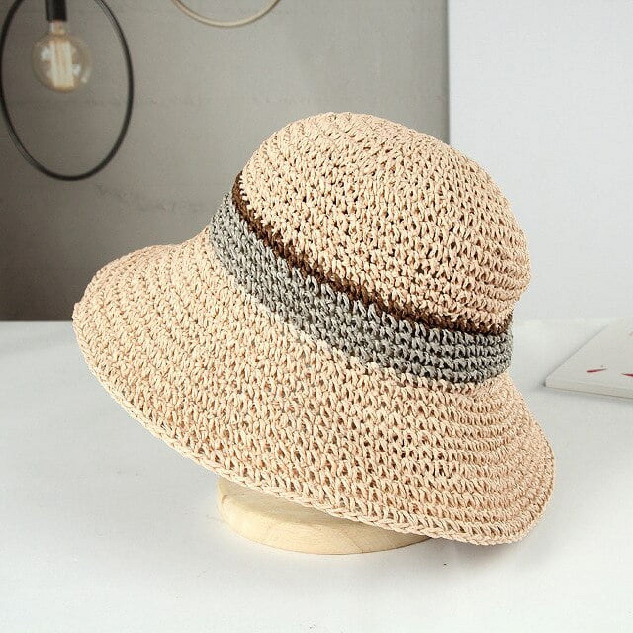 CoCopeanut Baru Fashion Sederhana Portabel Topi Pantai Musim Panas ...