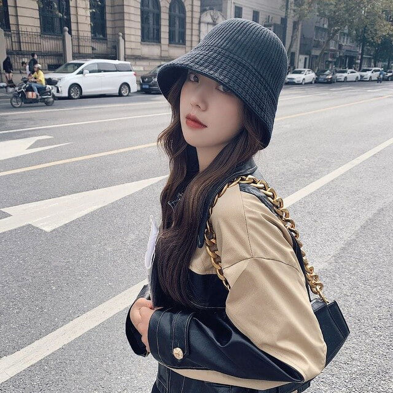 CoCopeanut Baru Musim Gugur Musim Dingin Topi Ember Ember Topi Solid ...