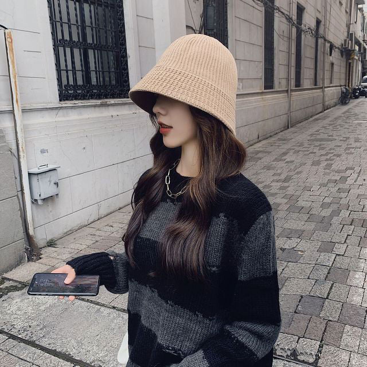 CoCopeanut Baru Musim Gugur Musim Dingin Topi Ember Ember Topi Solid ...