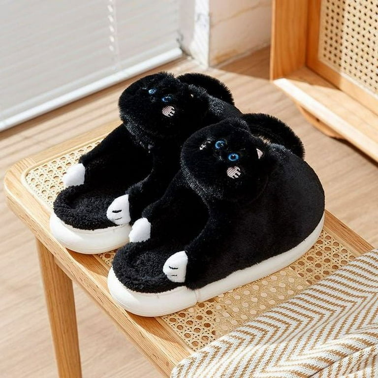 CoCopeanut Cute Hug Cat Slipper For Women Kawaii Cuddle, 56% OFF