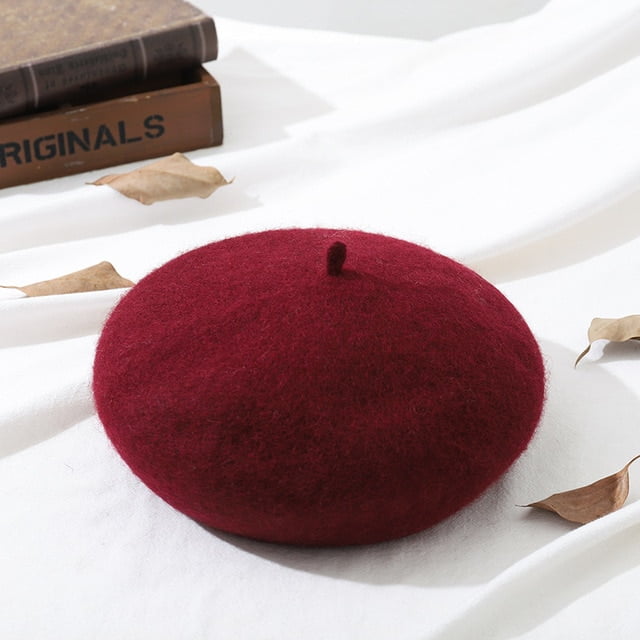 CoCopeanut Fashion Autumn Winter Hat Wool Berets French Artist Beret Women Painter Hat Vintage ...