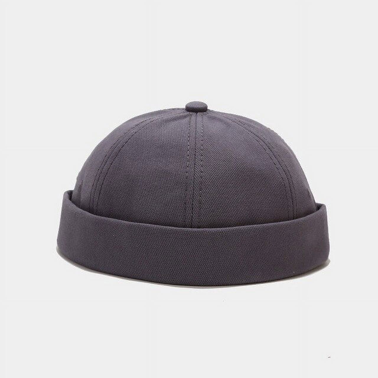CoCopeanut Fashion Solid Color Warm Brimless Hat Men Beanies Winter ...