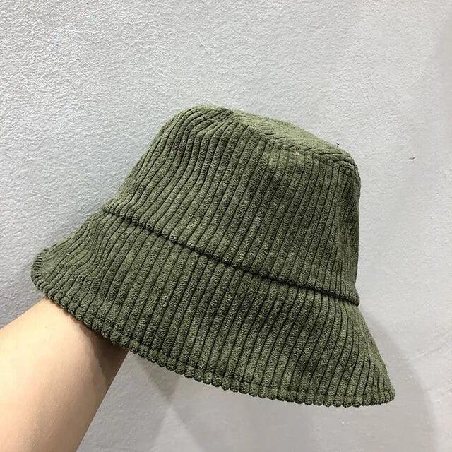 CoCopeanut Fashion Summer Fall Classic Corduroy Bucket Hat Outdoor ...