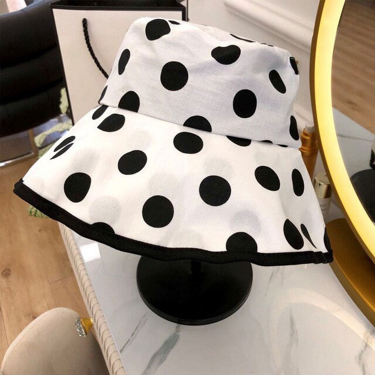 CoCopeanut Fashion Women Spots Bucket Hat Hip Hop Fisherman Panama Hats ...