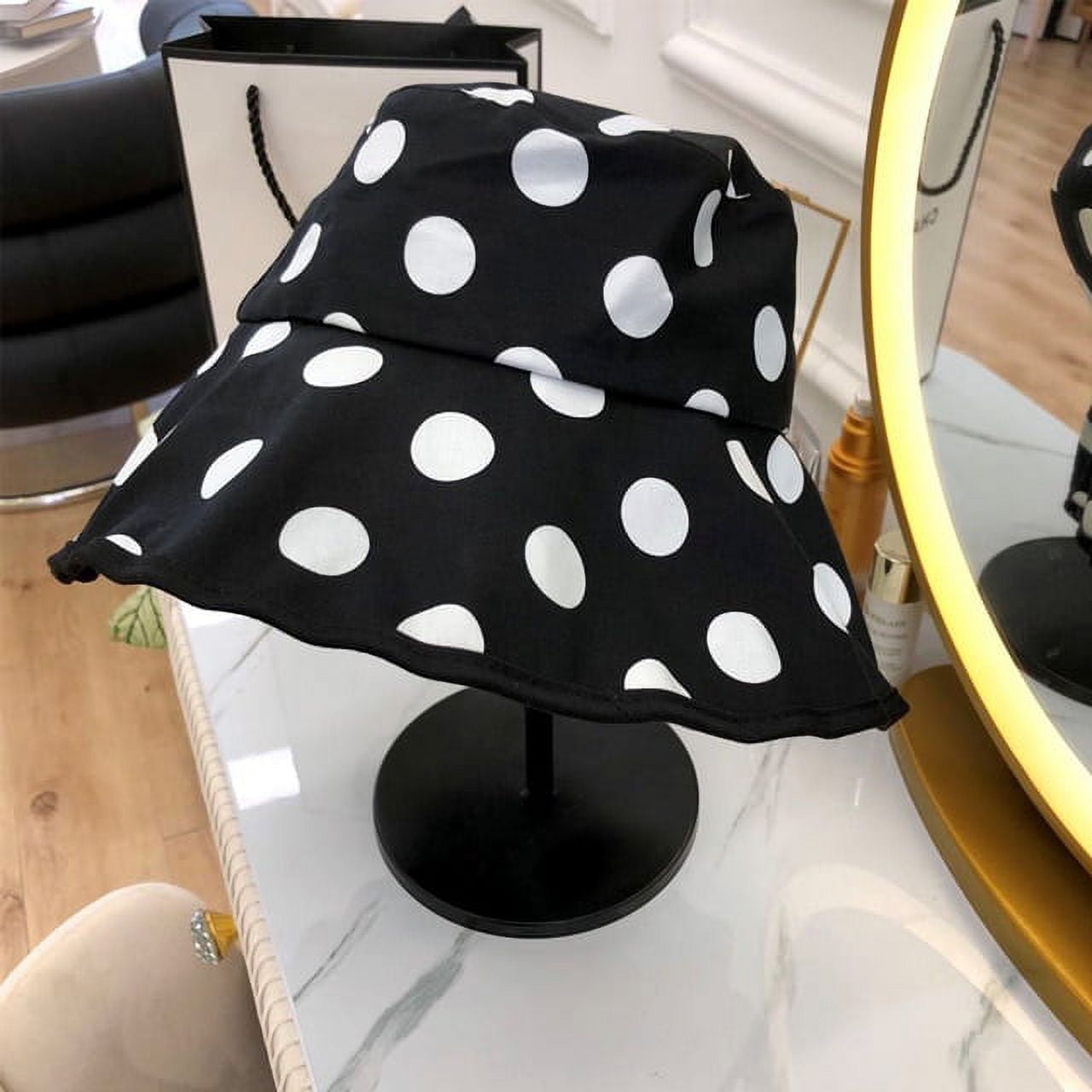 CoCopeanut Fashion Women Spots Bucket Hat Hip Hop Fisherman Panama Hats ...