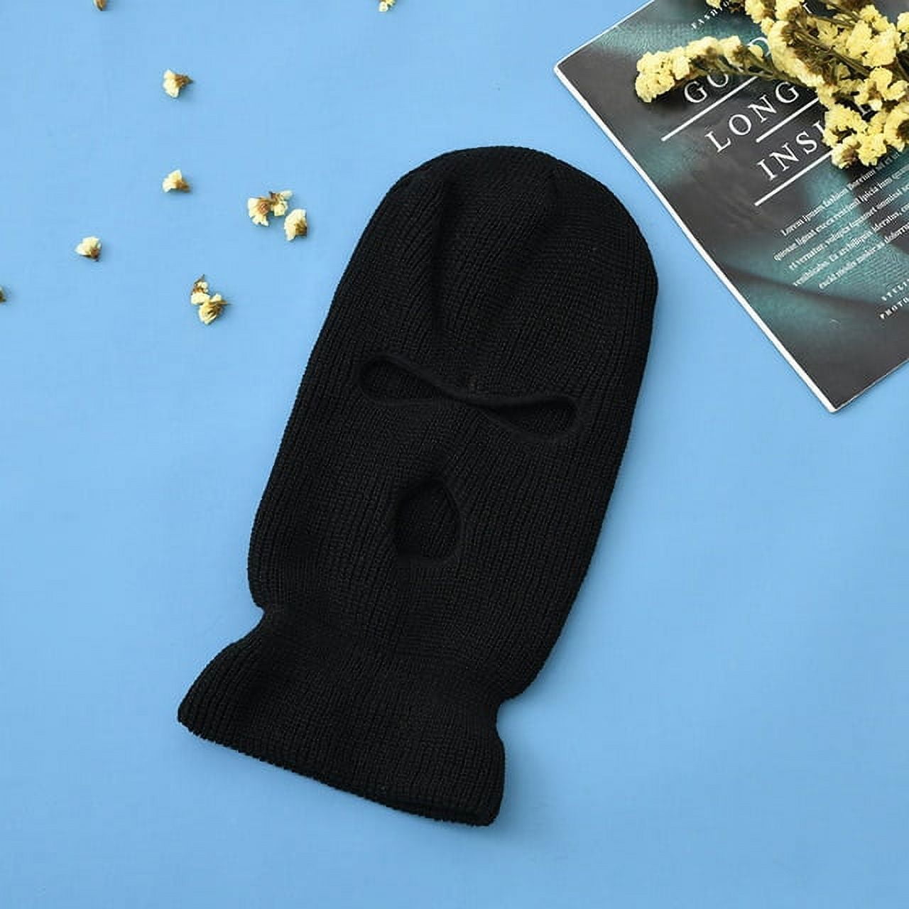 CoCopeanut Full Face Cover Ski Mask Hat 3 Holes Balaclava Army Tactical ...