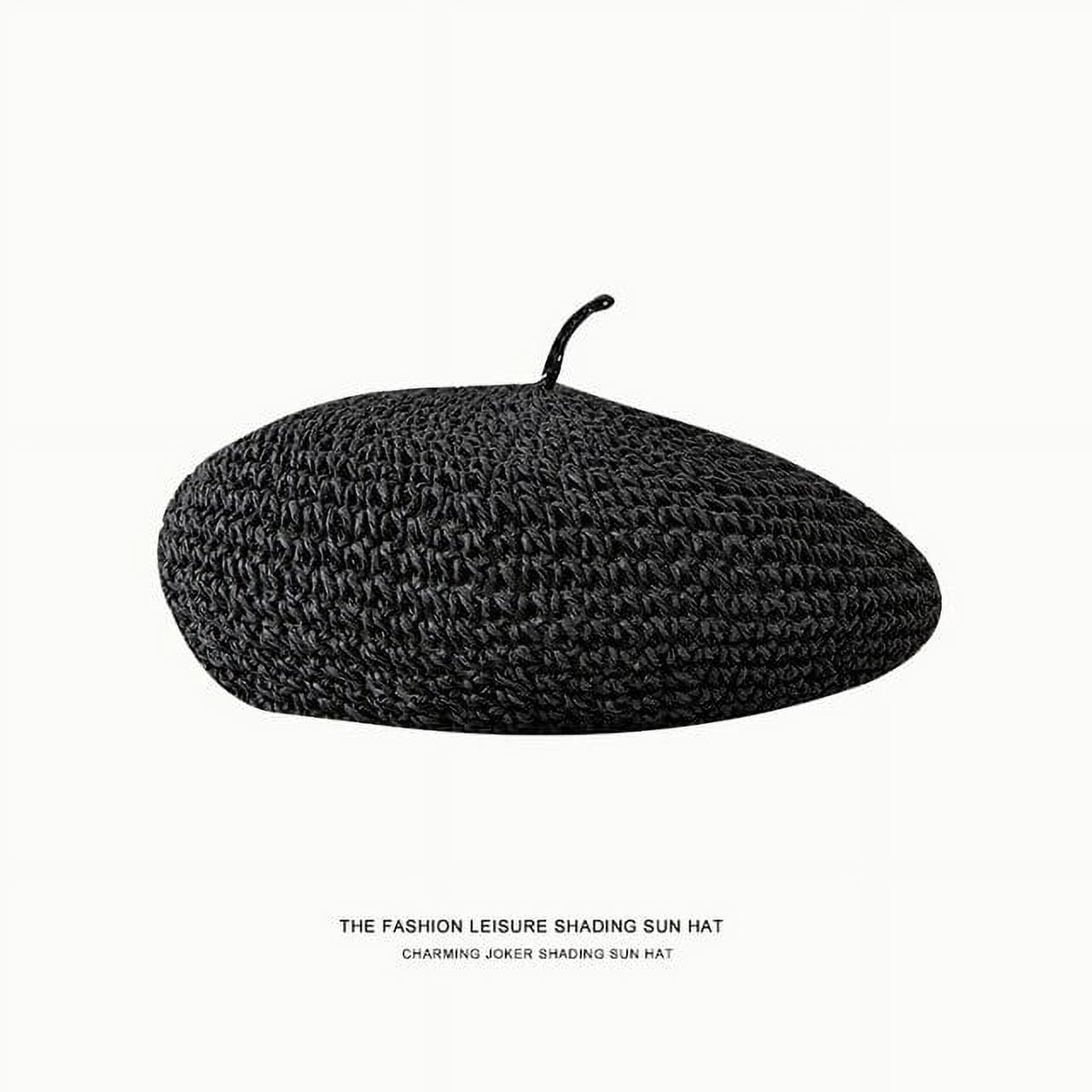 CoCopeanut New Spring summer straw Beret Hats For Women French Berets ...