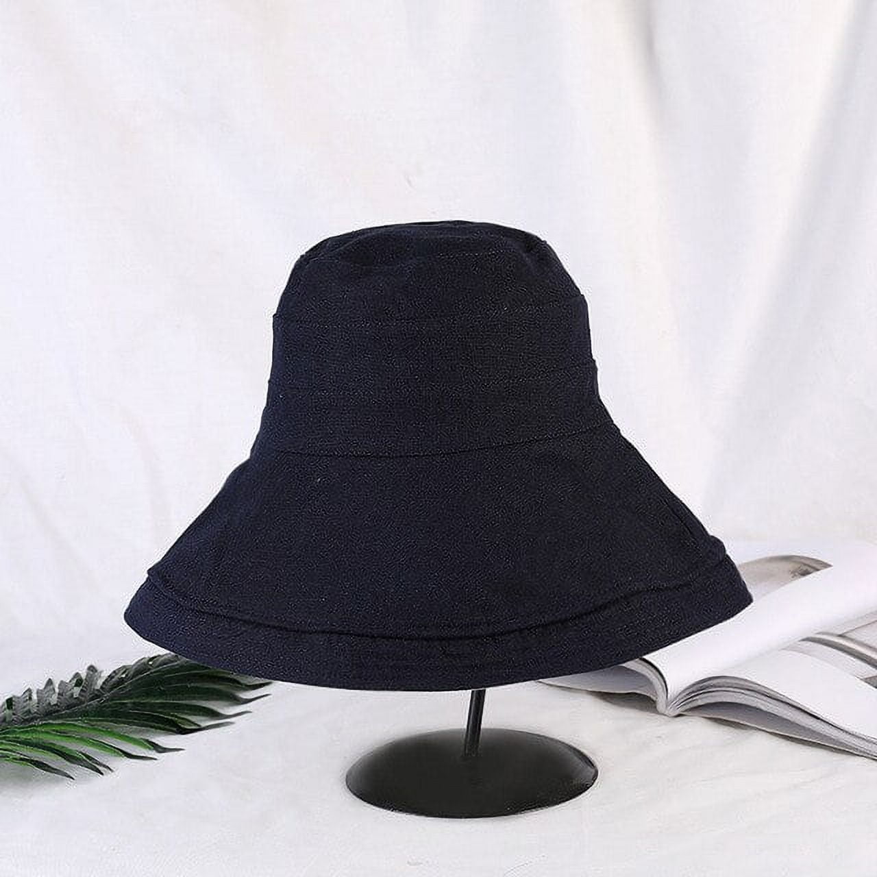 CoCopeanut New Summer Solid Colors Women Cotton Linen Sun Hat Elegant ...