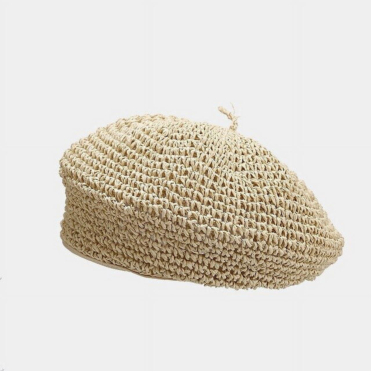 CoCopeanut New Summer Weave Beret Female Straw Hats for Women Spring ...