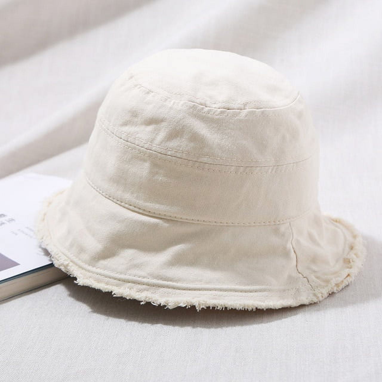CoCopeanut New Summer Women Denim Bucket Hat Vintage Washed Floppy Cap ...