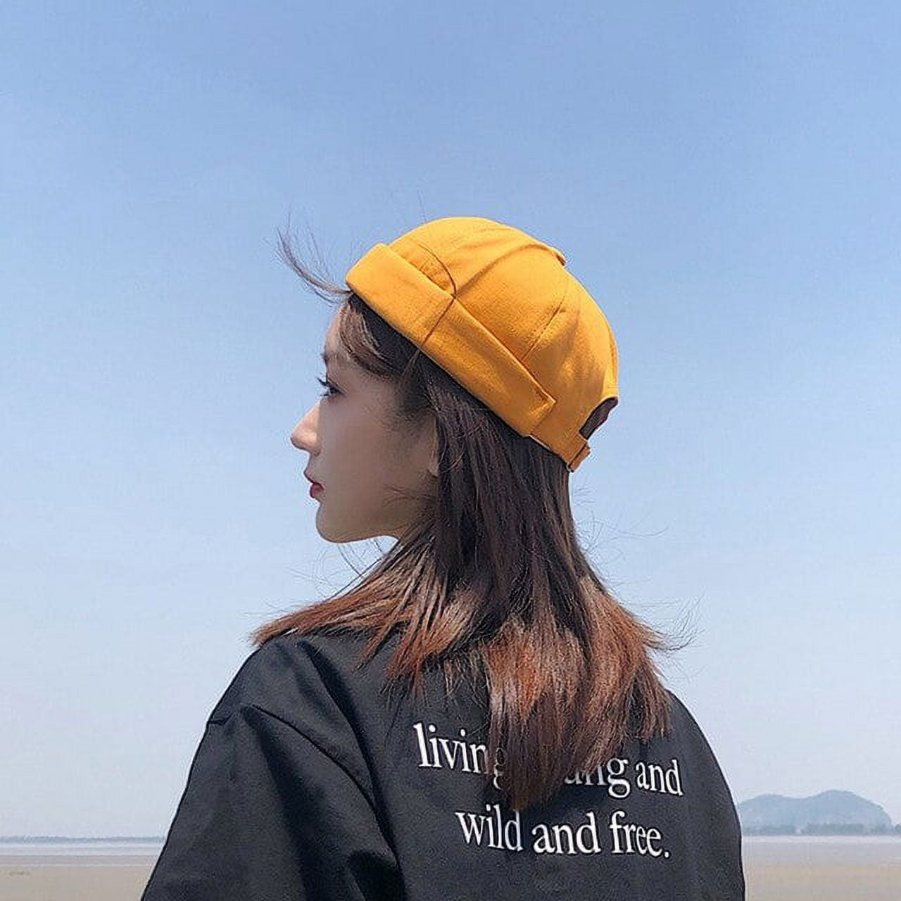 CoCopeanut Novelty Skullcap Retro Men Sailor Cap Women Warm Rolled Cuff ...