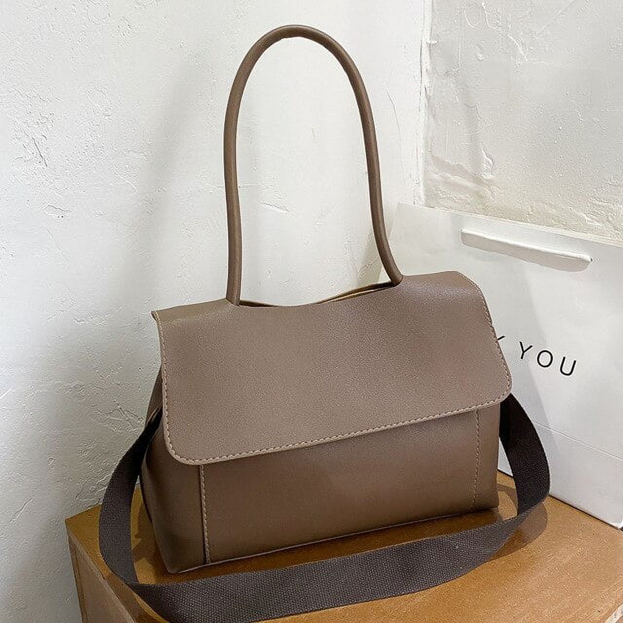 CoCopeanut Simple Fashion Handbags For Women Large Capacity Shoulder ...