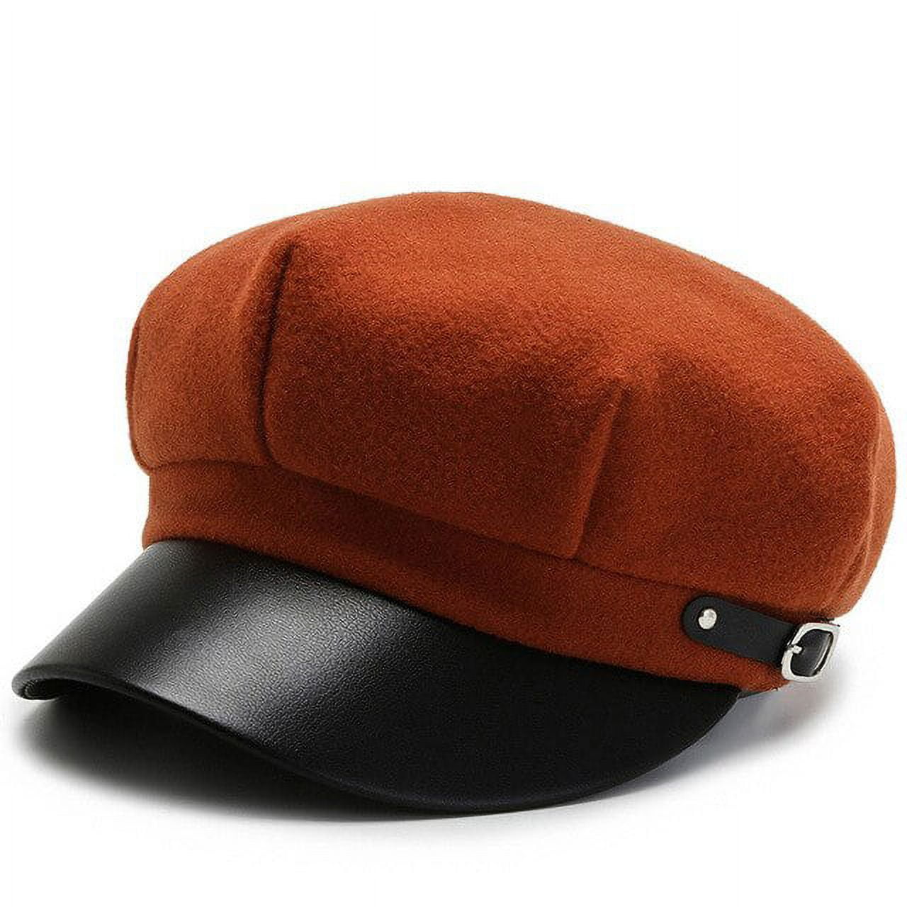 CoCopeanut Sun Casual Military Caps Woman Woollen Cloth Beret Flat Hats ...