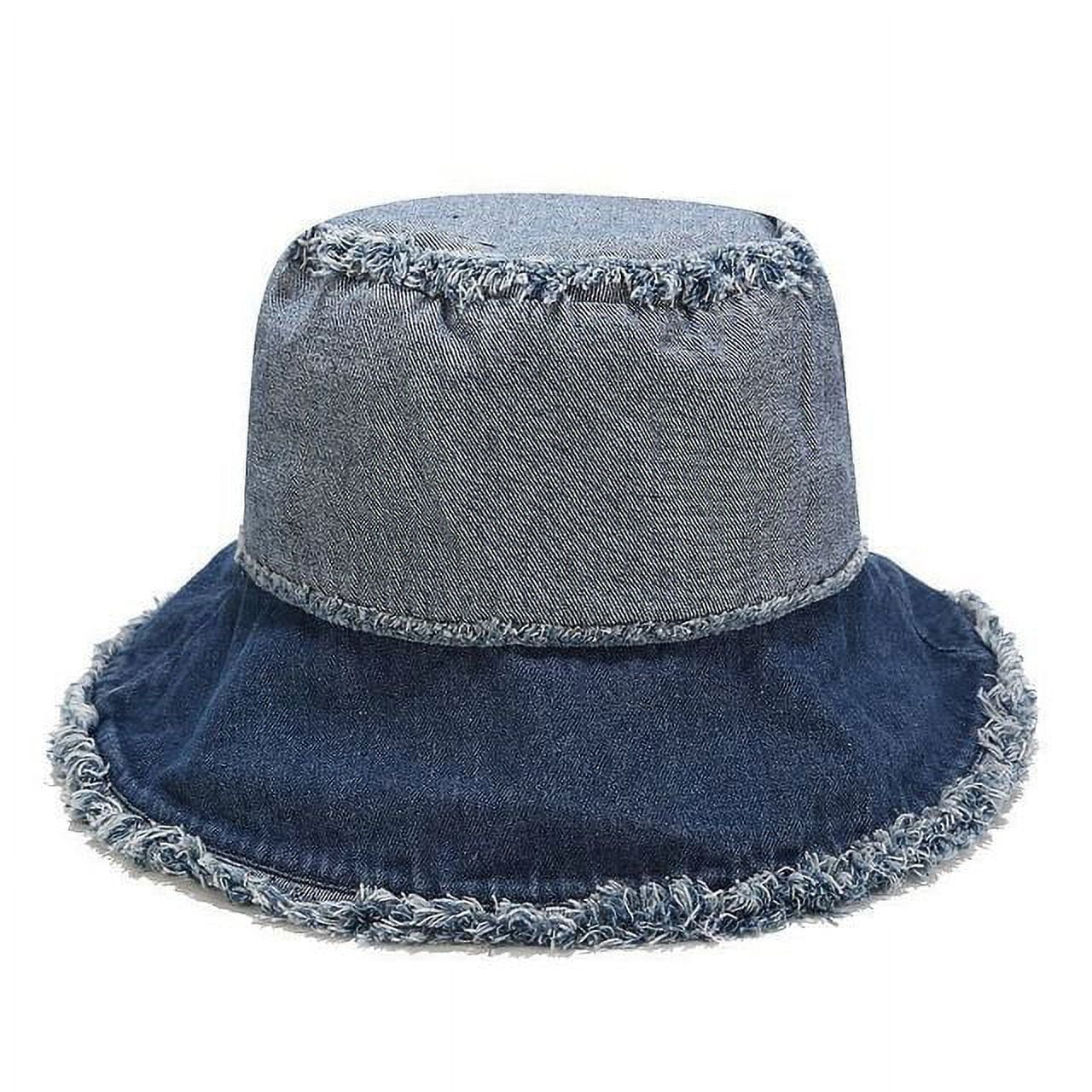 CoCopeanut Topi Bucket Dua Warna Topi dan Topi Musim Panas Wanita Topi ...