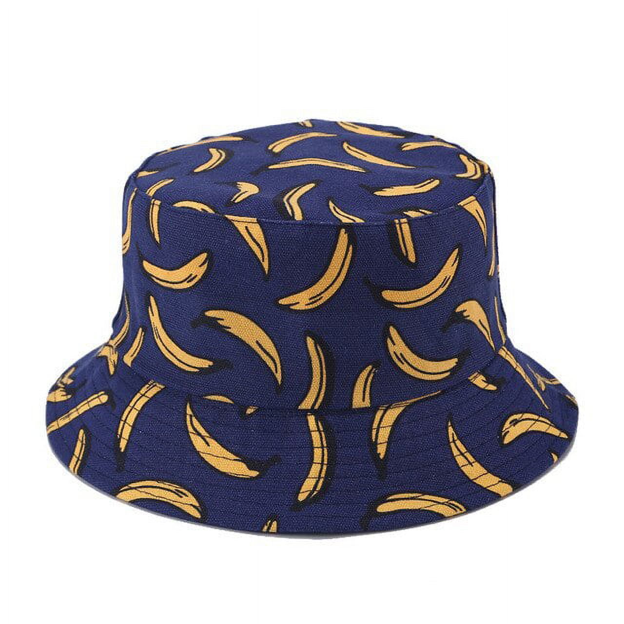 CoCopeanut Topi Bucket Panama Wanita Modis Topi Bucket Musim Panas Pria ...